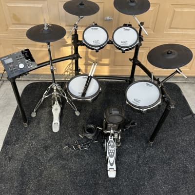 Pearl Syncussion drum pads and control module owned by | Reverb