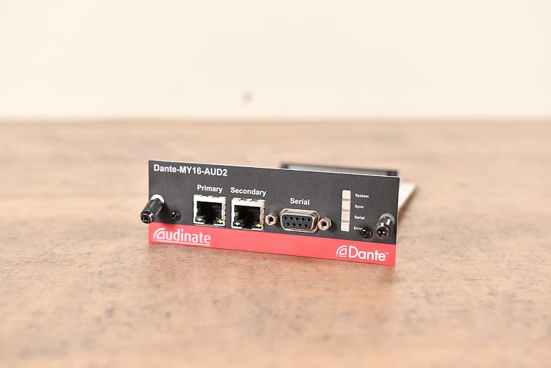 Audinate Dante-MY16-AUD2 16-Ch. Dante Network I/O Card | Reverb