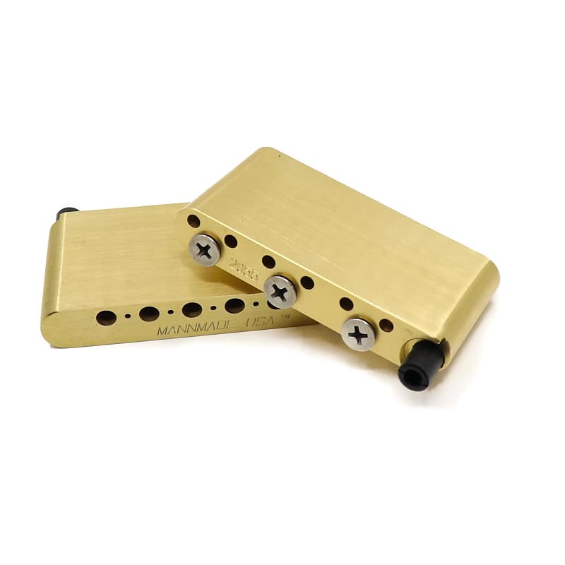 MannMade USA Brass Tremolo Block - PRS Silver Sky (USA) - | Reverb