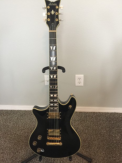 Schecter Tempest Custom Left hand Gloss Black | Reverb