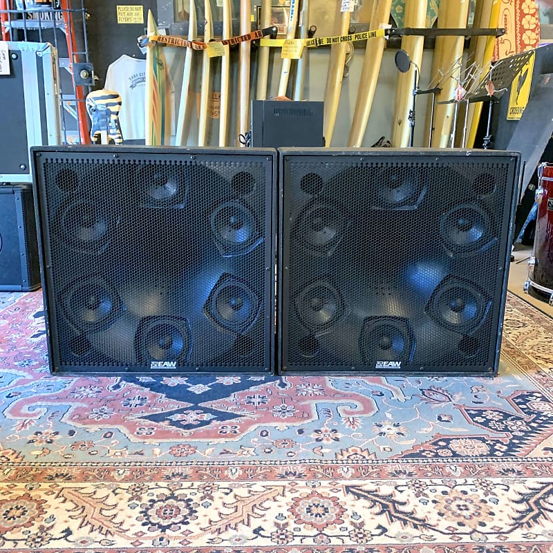 EAW Eastern Acoustic Works CP621 Pair Speakers W Cables | Reverb