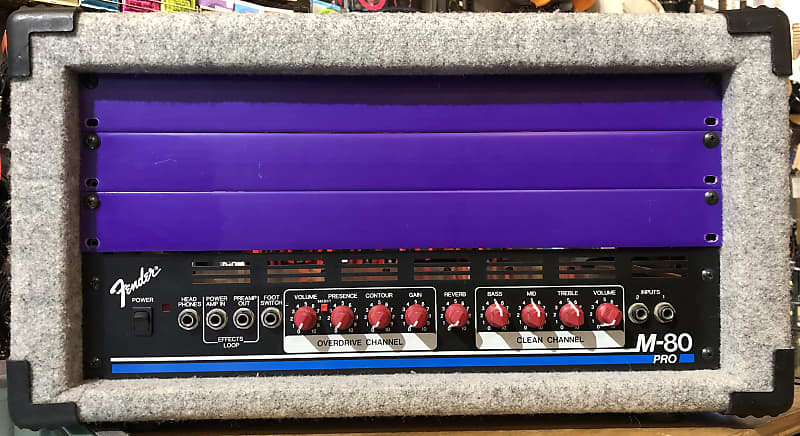 Fender M-80 Pro 80-Watt Solid-State Rackmount Electric Guitar | Reverb