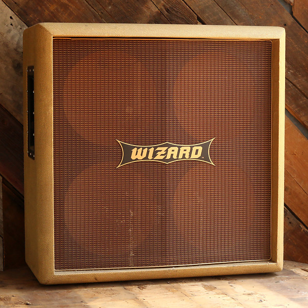 Wizard 4x12 Speaker Cabinet Tweed Empty | Reverb