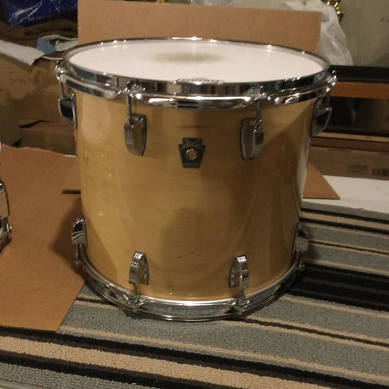 Ludwig-12x14 Tom-Natural Maple Lacquer | Reverb