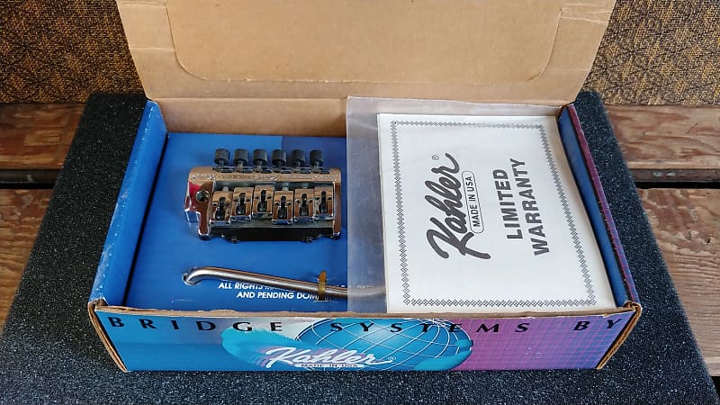 *RARE* Kahler Bridge System - 2500 Chrome - N.O.S. w/Original | Reverb