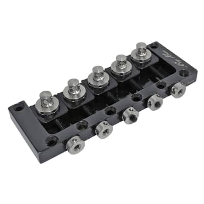 Ray Ross Saddle-Less 5-String Bass Bridge 19mm Black | Reverb