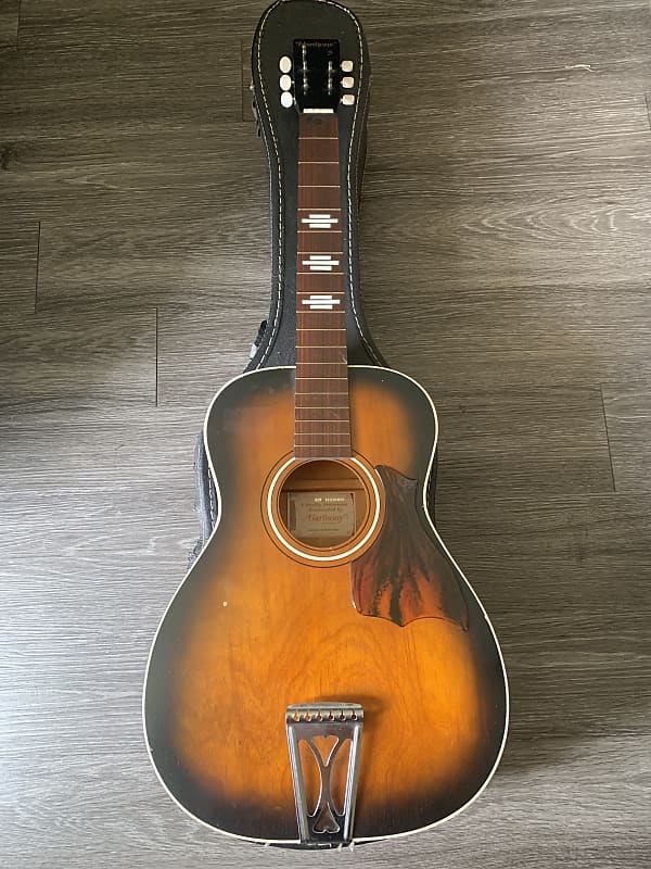 Vintage Harmony 319 1970s 1960s made in USA acoustic project | Reverb