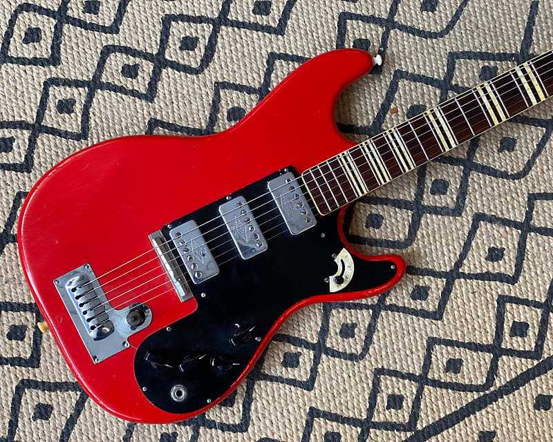 '60s Hofner 173 Super Solid III - Red w/ OHSC 🇩🇪 | Reverb