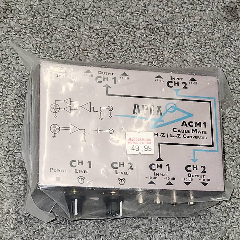 Apex ACM1 CABLE MATE stereo hi to low z converter | Reverb