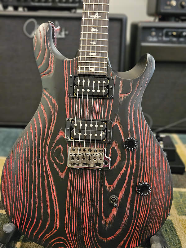 PRS CE24 Sandblasted Red | Reverb