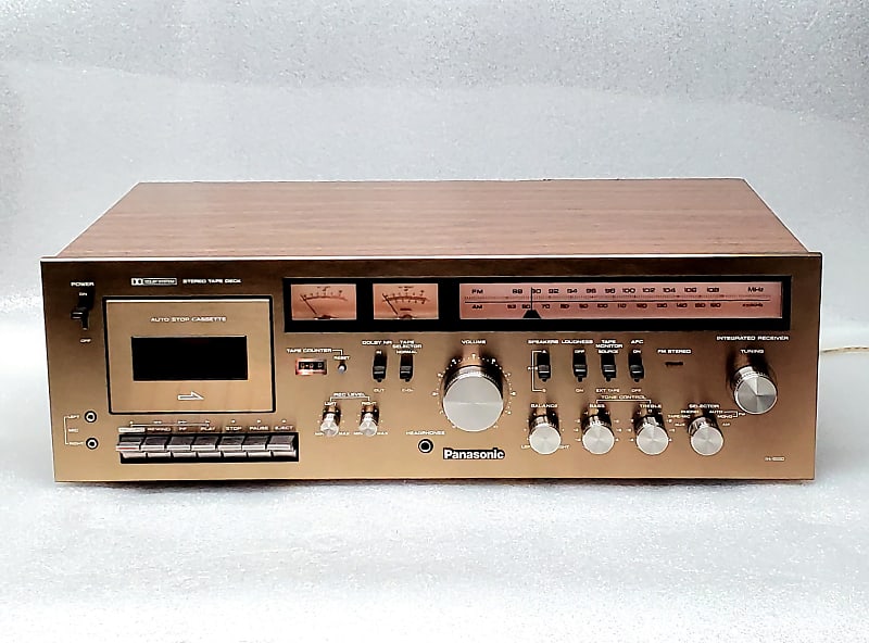 Vintage Panasonic RA-6500 AM/FM Stereo Receiver with Tape | Reverb