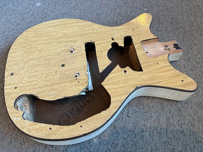 Danelectro Vintage 1960s Altered Convertible Guitar Body 4021 | Reverb