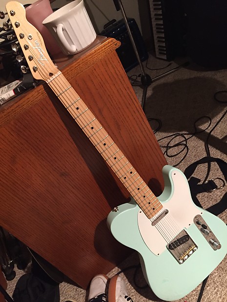 Fender Telecaster 2017 Baby Blue Natural Back | Reverb UK