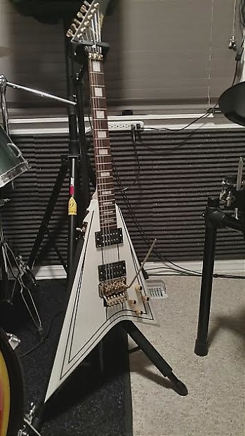 Randy Rhoads White Concorde Jackson Replica | Reverb