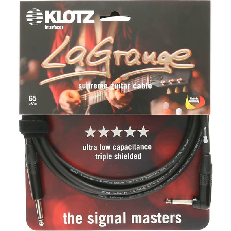 Klotz LAPR0300 LaGrange instrument cable 3 m - Instrument | Reverb