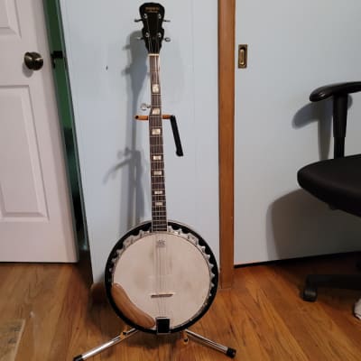 Rare Marquis by Harmony 5-String Banjo with Eagle on | Reverb