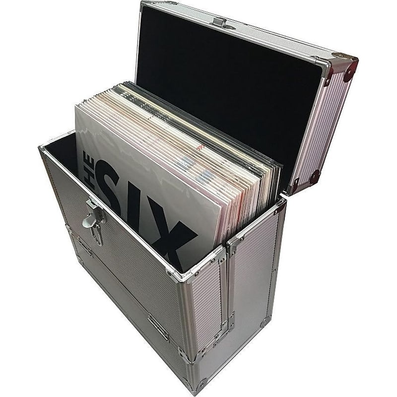 Retro Musique KXRM 03 Record Case (Silver) | Reverb