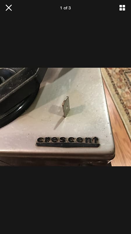 Crescent Turntable Brown | Reverb UK