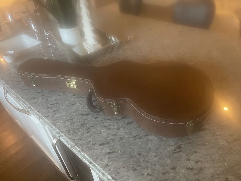 Gibson TKL Es-335 lifton style case Brown and Pink | Reverb