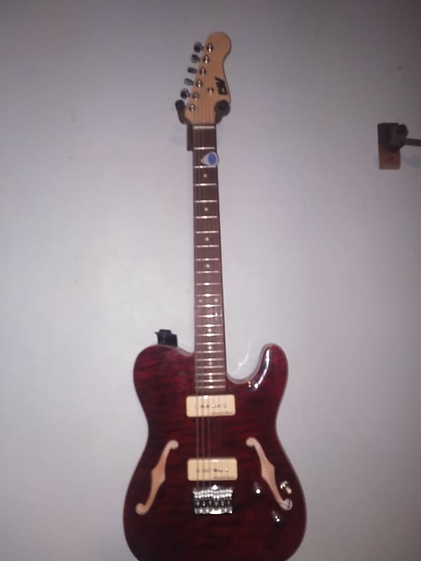 IYV 6 String IYV ITF-400 TRD PRS Semi Hollow-Body Electric | Reverb