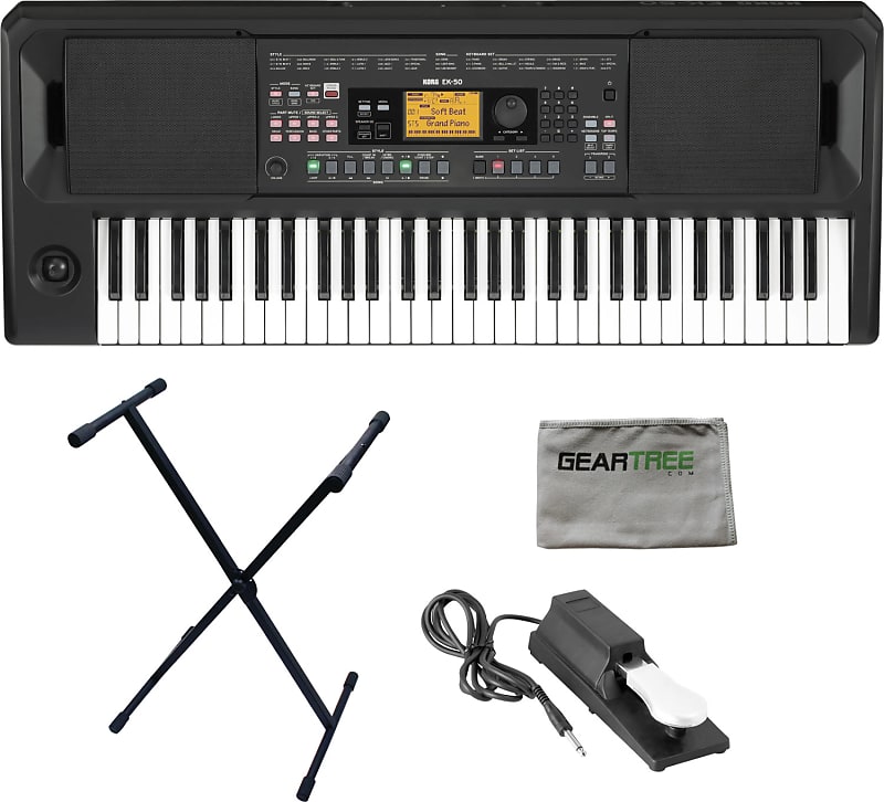Korg EK50 Auto Accompaniment Keyboard w/ Sustain Pedal, | Reverb
