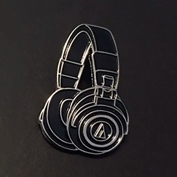 AUDIO-TECHNICA LIMITED EDITION HEADPHONES LAPEL PIN NSANELY | Reverb