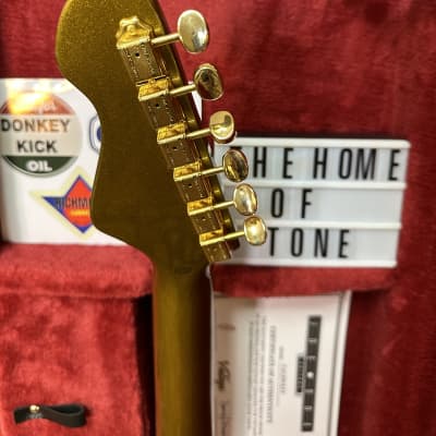 Joe Doe Guitars by Vintage Gas Jockey in Sparkling Gold Sand | Reverb