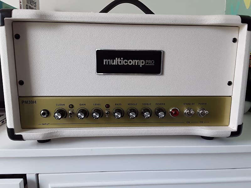 Multicomp pro PM30H 30 watt guitar tube amp head | Reverb
