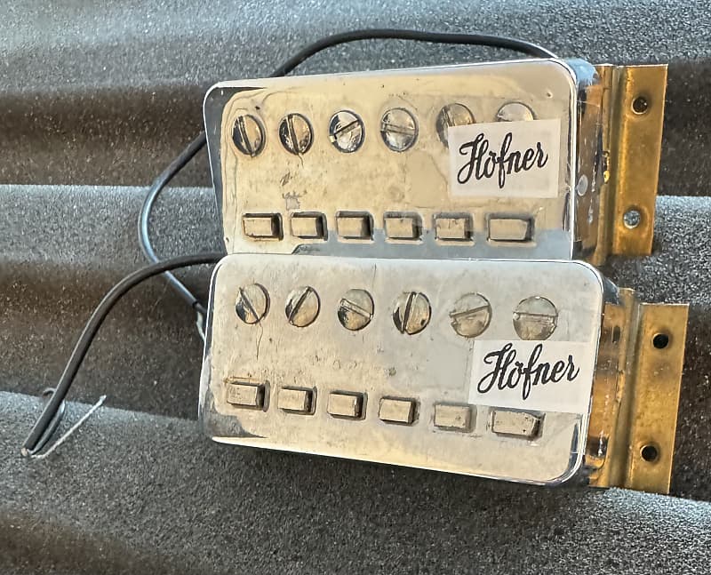 Hofner Type 511 staple pickups 1963-1967 - Chrome | Reverb