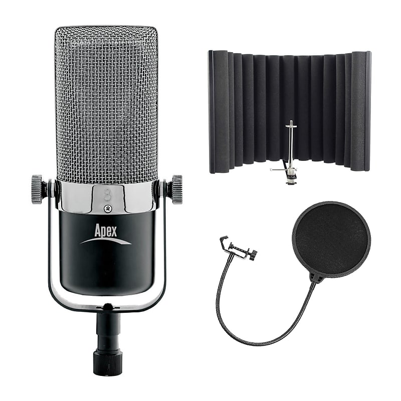 Apex 210B Ribbon Microphone w/ Pop Filter, sE Electronics | Reverb