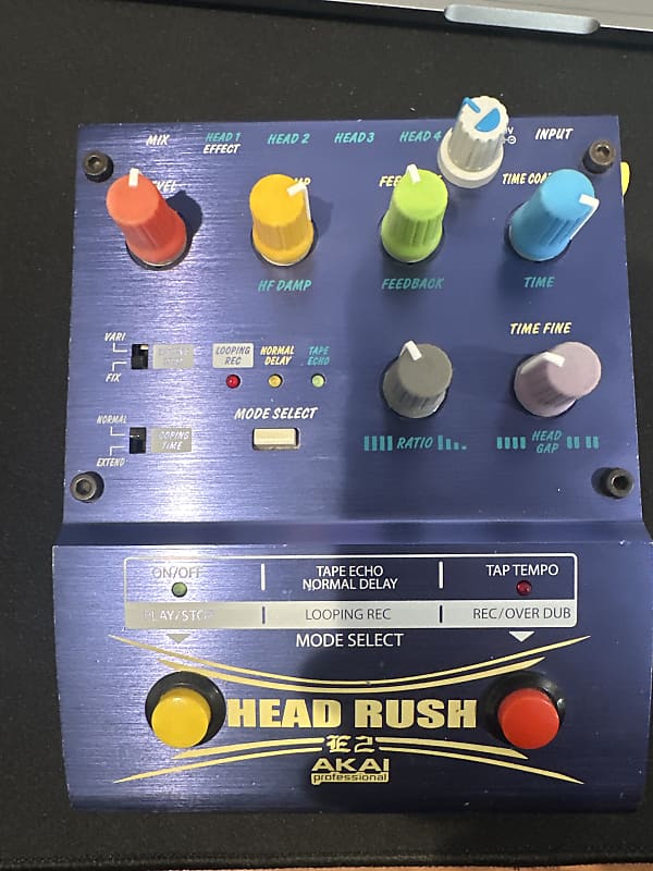 Akai E2 Headrush Delay/Looper 2010s - Blue | Reverb