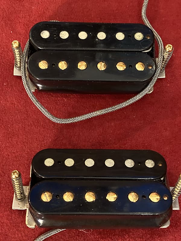 Gibson Tim Shaw Humbucker (Set) 1980 (gold screws) | Reverb
