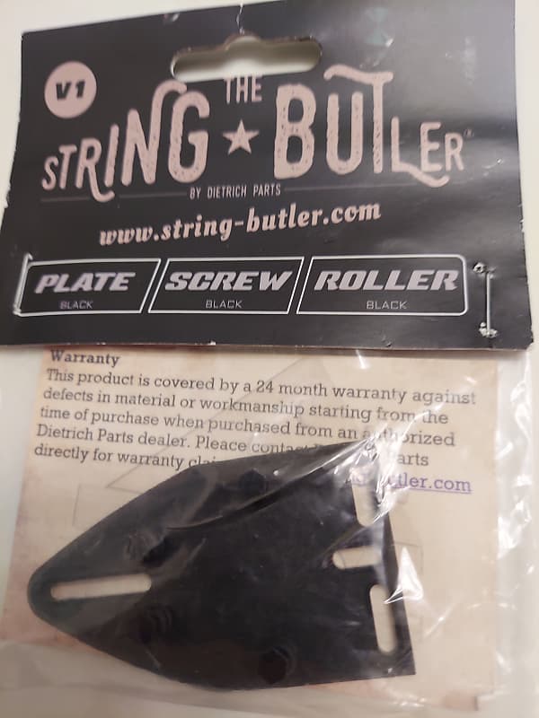 String Butler V1 STEALTH Solid Black - Black | Reverb