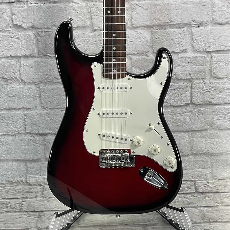 Used: Fender Starcaster - Red Burst | Reverb