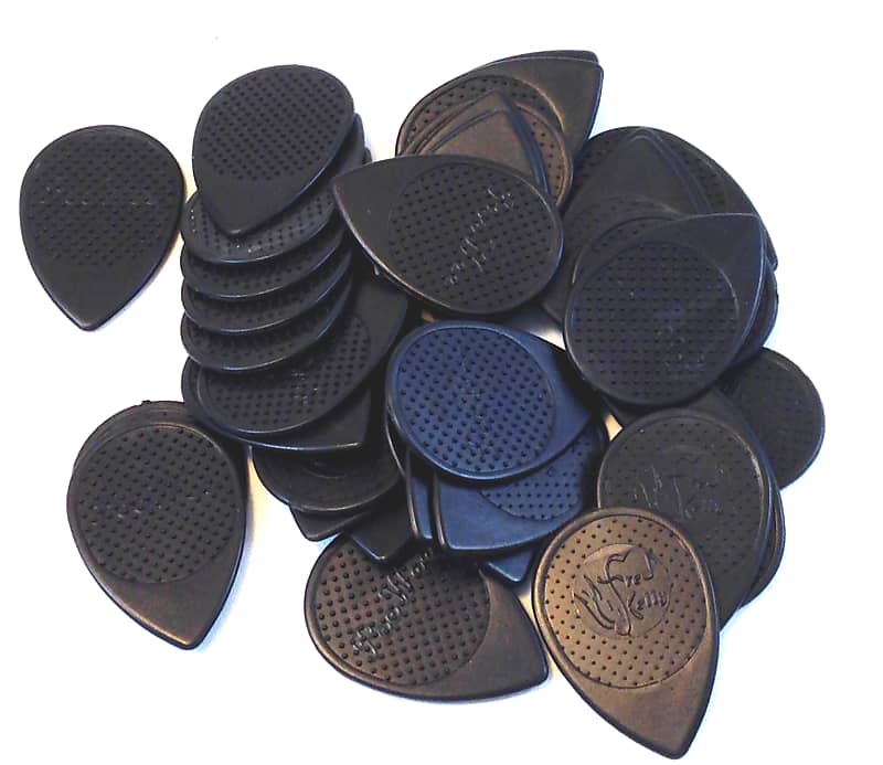 Fred Kelly Picks | Pee Wee Flat | 36 Pack | Delrin | Super | Reverb