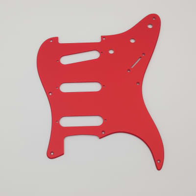 8 hole metallic red acrylic lefthand pickguard & | Reverb Deutschland