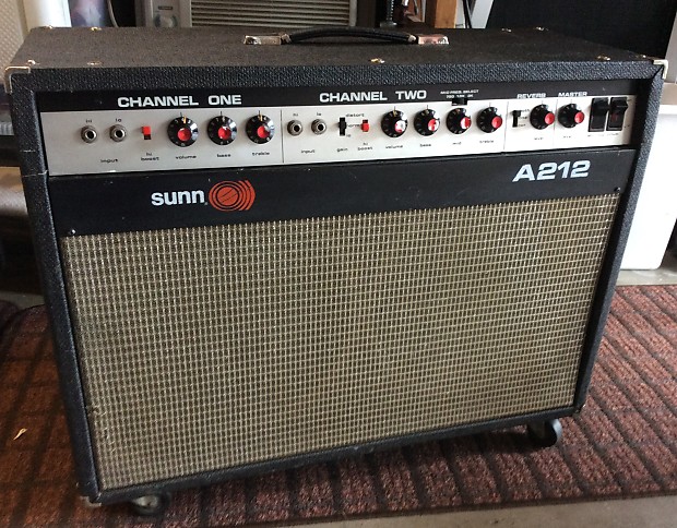 Sunn A212 Tube Guitar Amp Retubed and Recapped | Reverb