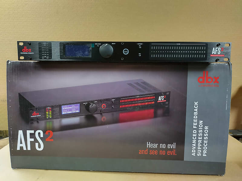 Pair of dbx AFS2 Advanced Feedback Suppression Processor 2023 | Reverb