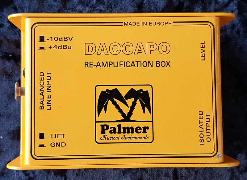Palmer DACCAPO Re-Amping Box | Reverb