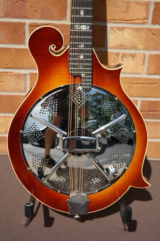 Rono Strings Electric Resonator Mandolin | Reverb