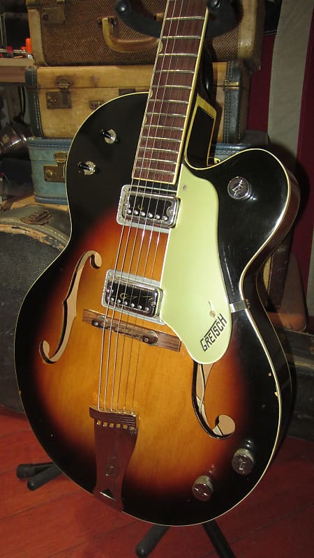 1965 Gretsch Model 6117 Double Anniversary Sunburst | Reverb