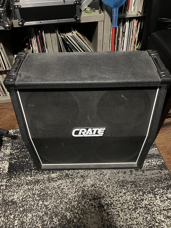 Crate 4x12 Speaker Cabinet Black | Reverb