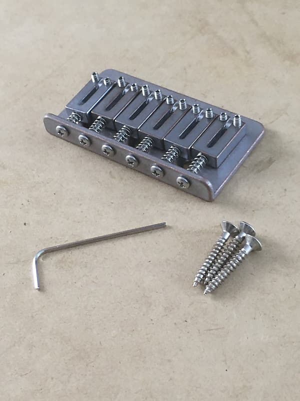 Brass Vintage Hard Tail For Strat Tele String Through Bridge | Reverb