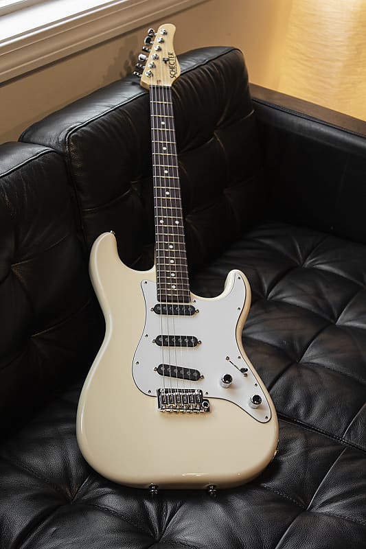 Schecter USA Custom Shop Traditional Strat Vintage White | Reverb