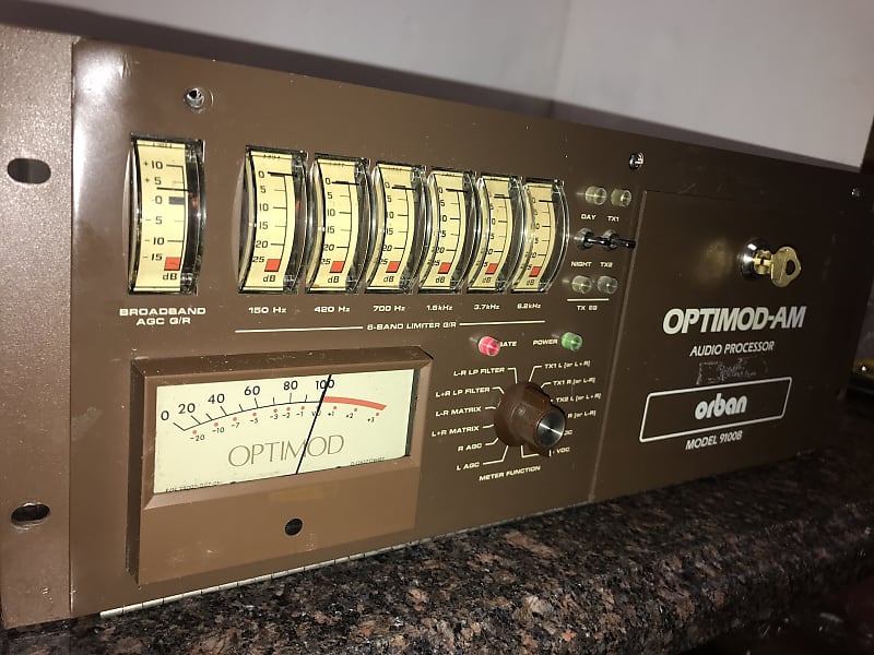 Orban Optimod 9100B/2 AM Stereo Broadcast Audio Processor | Reverb