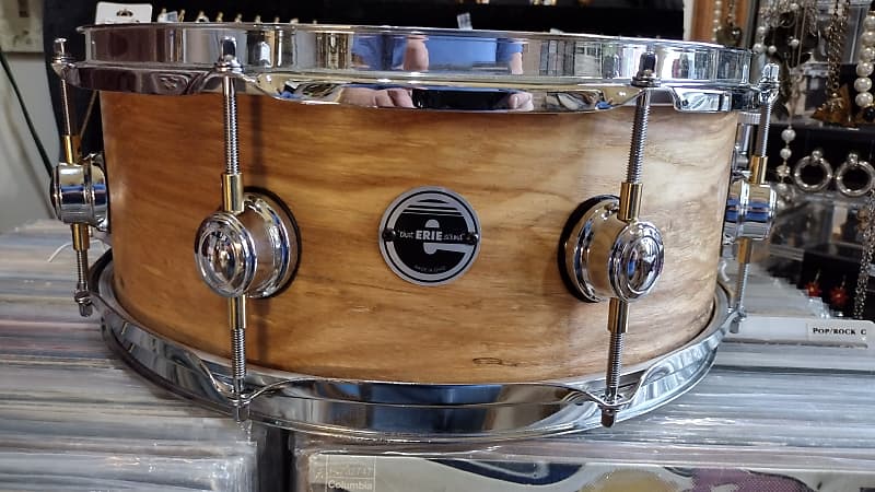 14x5.5 reclaimed spalted ash 2 ply steam bent snare drum by | Reverb
