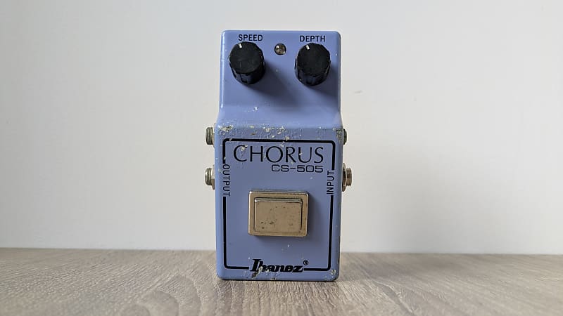 Ibanez CS-505 Chorus Vintage Early Narrow Box Guitar Pedal | Reverb