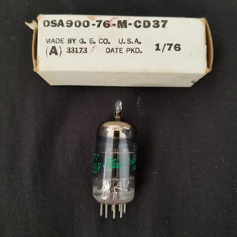 GE ELECTRONICS TUBE DSA 900 76 M CD37 01/76 - GLASS | Reverb