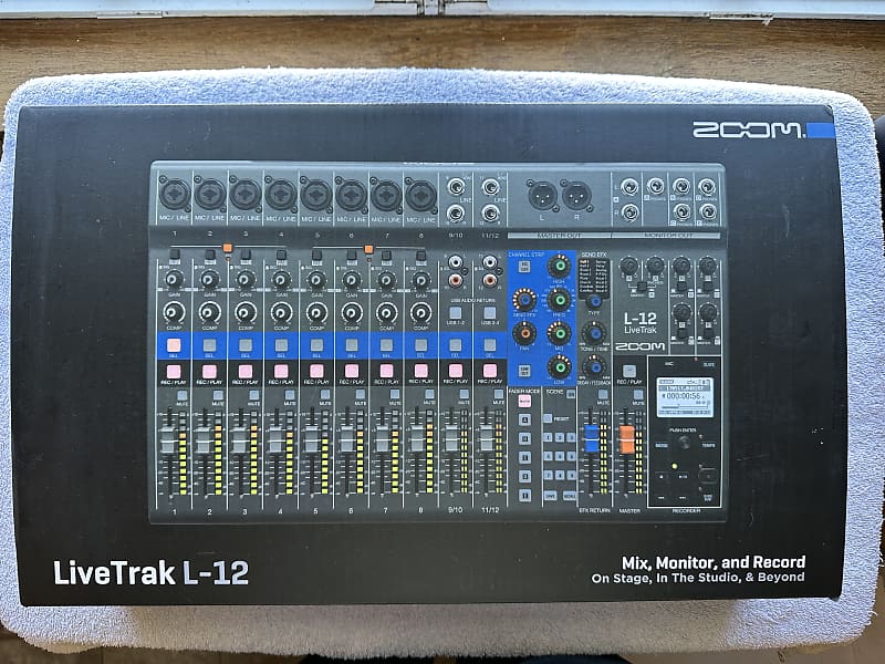 Zoom LiveTrak L-12 2025 - black | Reverb