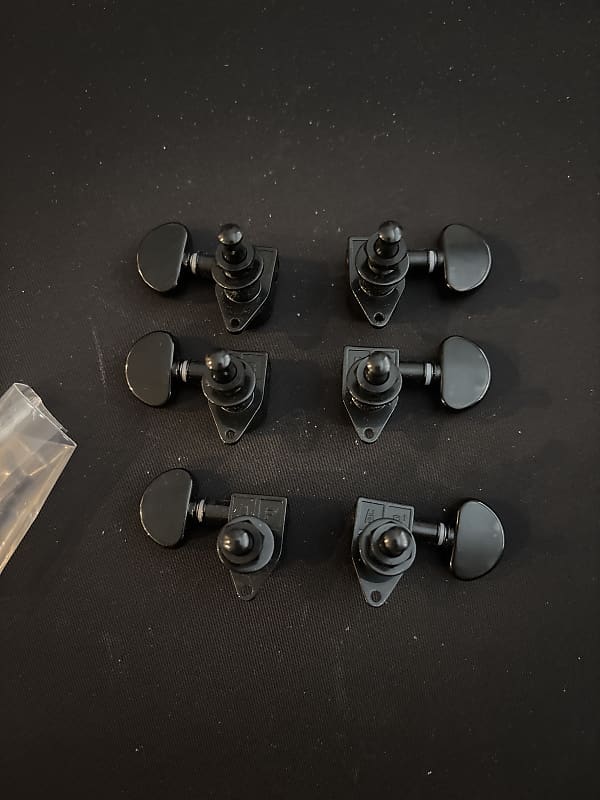 Grover 3x3 Tuning Heads - Black | Reverb